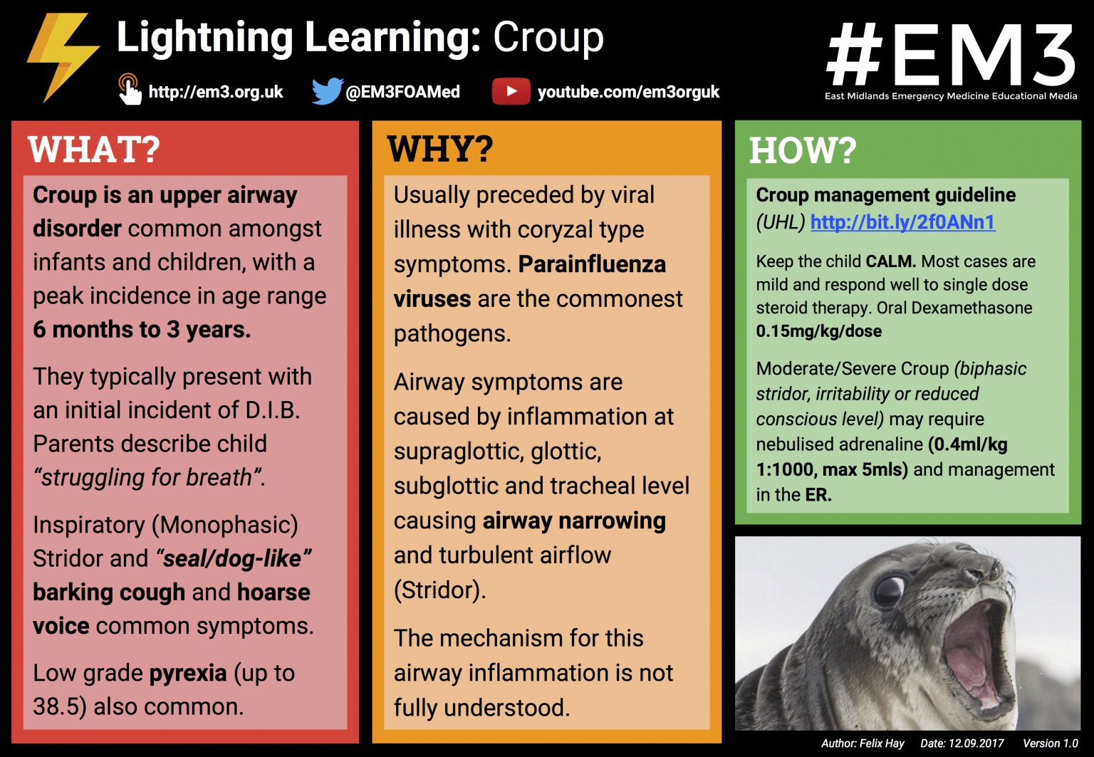 Croup - Diagnosis - Management - TeachMePaediatrics